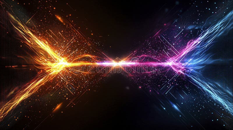 Dynamic Pixel-inspired Visuals Digital Realm Abstract Art Tech ...