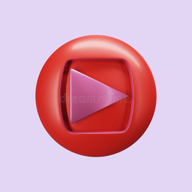 Dynamic Play Icon Symbolizing Action, Entertainment. Stock Image ...