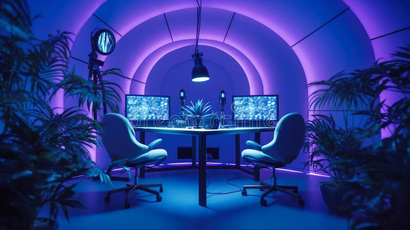 A Dynamic Podcast Studio with Cutting-Edge Technology and Professional ...