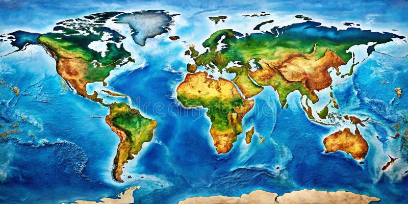 PacificCentric World Political Map Unveiling Global Geopolitical ...