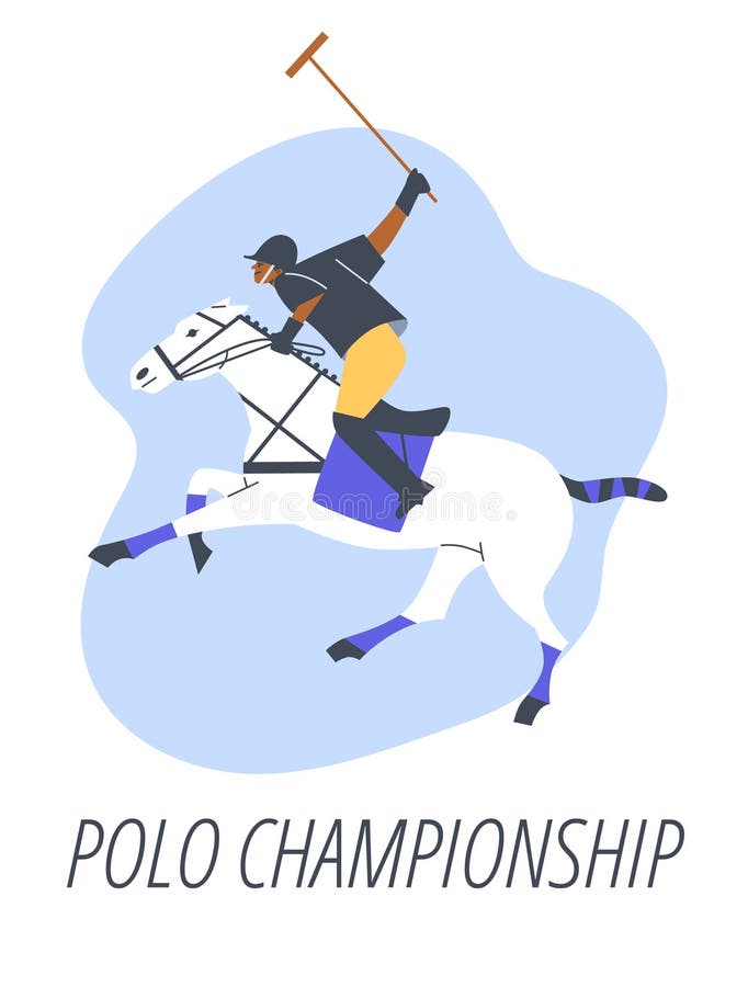 Dynamic Polo Sport Action Vector Illustration Stock Vector ...