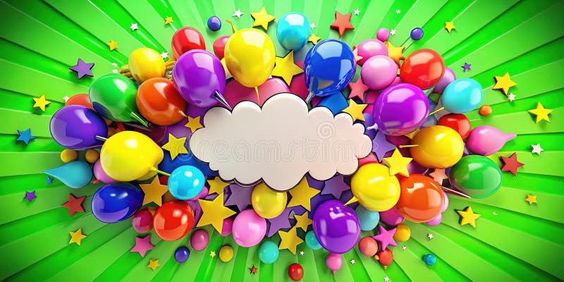 Dynamic PopUp Speech Bubble Animation with Colorful Chroma Key ...