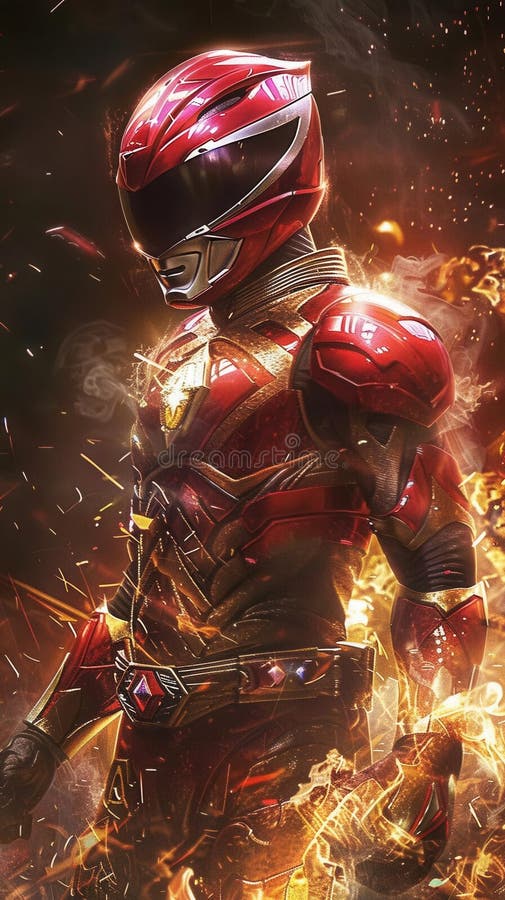 Dynamic Power Ranger Backgrounds. Action-packed Hero Illustrations ...