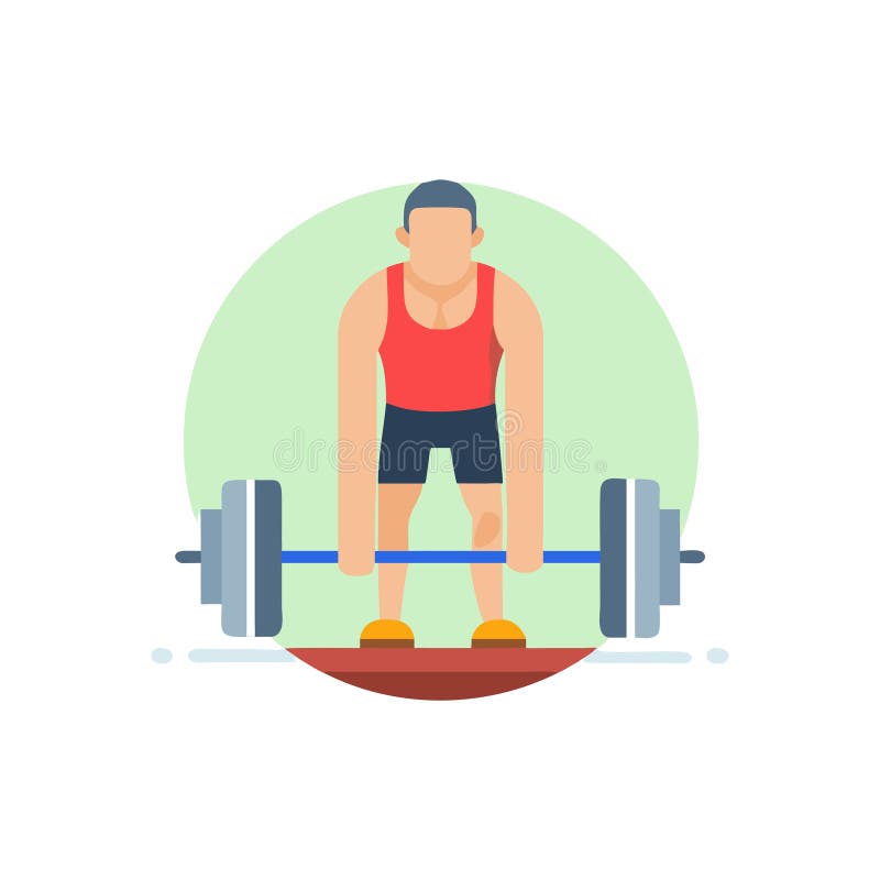 Dynamic Powerlifting Deadlift Jack Icon Stock Image - Illustration of ...