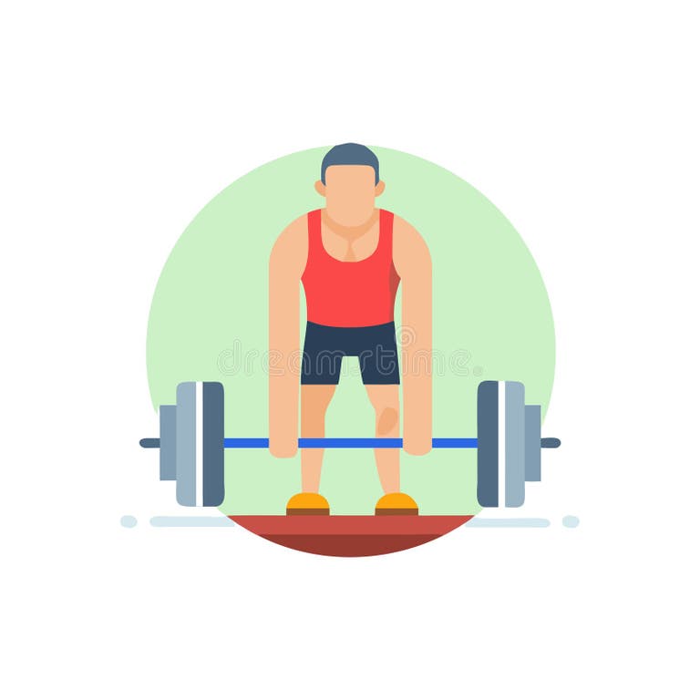 Dynamic Powerlifting Deadlift Jack Icon Stock Image - Illustration of ...