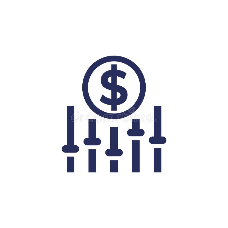 Dynamic Pricing Line Icon, Vector Stock Vector - Illustration of highly ...