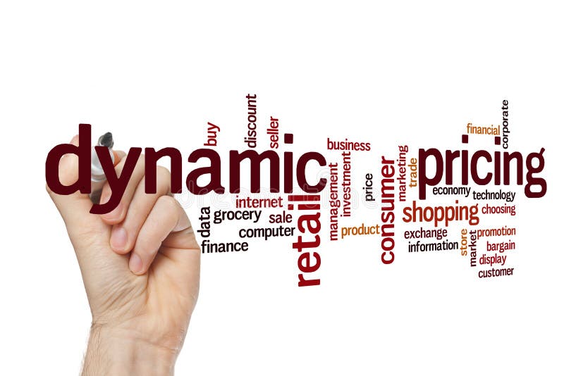 Dynamic Pricing Word Cloud Concept Stock Illustration - Illustration of ...