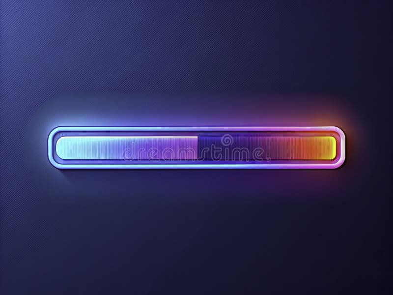 Dynamic Progress Bar UI Element Aerial Perspective of Download and ...