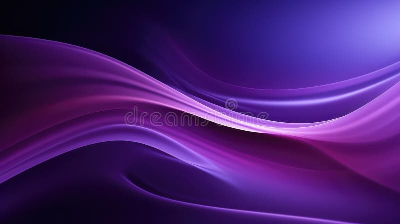 Dynamic Purple Particle Wave. Futuristic Point Wave. Flow Digital ...