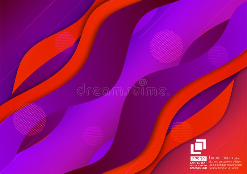 Dynamic Purple Particle Wave. Futuristic Point Wave. Flow Digital ...