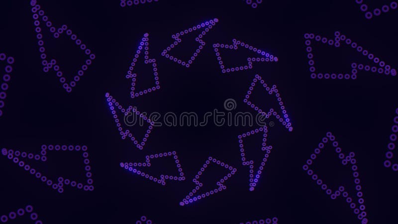 Dynamic Purple Dot Pattern on Black Stock Video - Video of balance ...