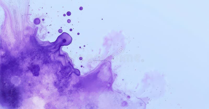 Dynamic Purple Ink Splash Abstract Art Studio Digital Design Creative ...
