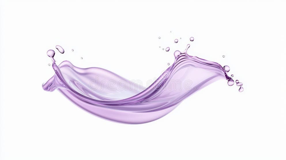 Dynamic Purple Liquid Splash Exploding Against White Backdrop, Vibrant ...