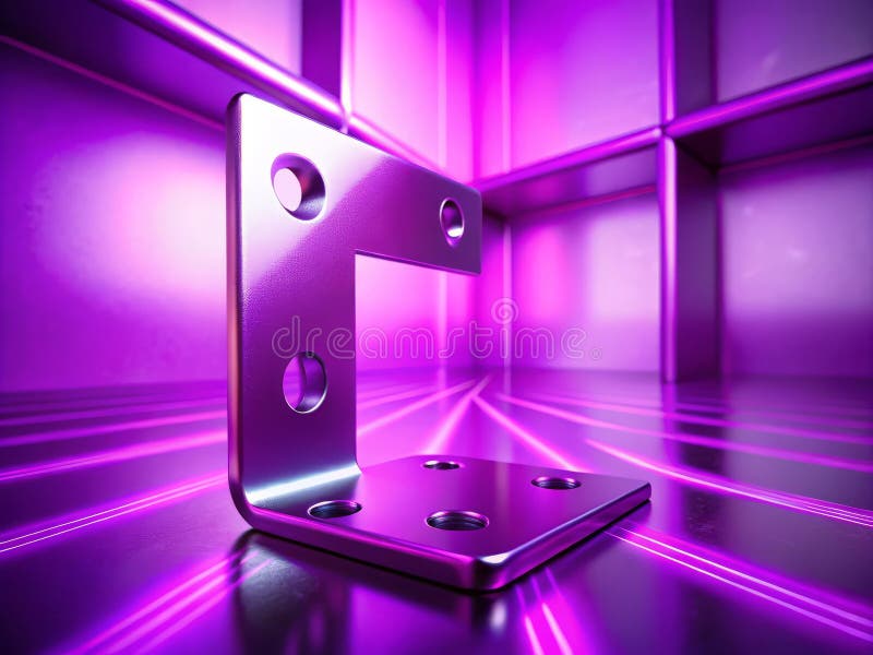 Dynamic Purple Square Graphic Design Element Double Angle Bracket ...