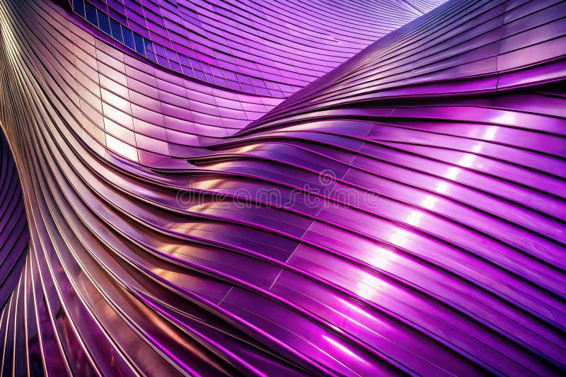 Dynamic Purple Twisted Plate: an Abstract Exploration of Modern ...