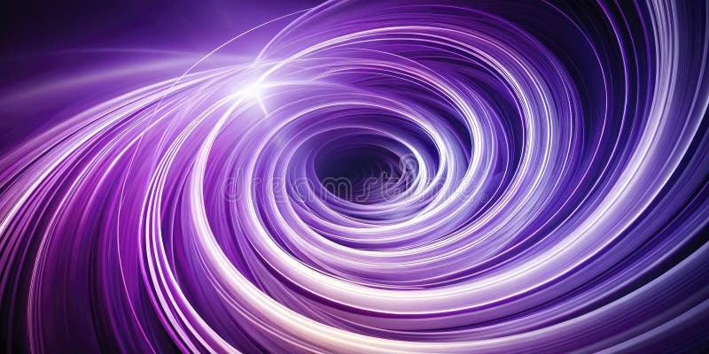Dynamic Purple Vortex Abstract Background with Whimsical White Lines ...