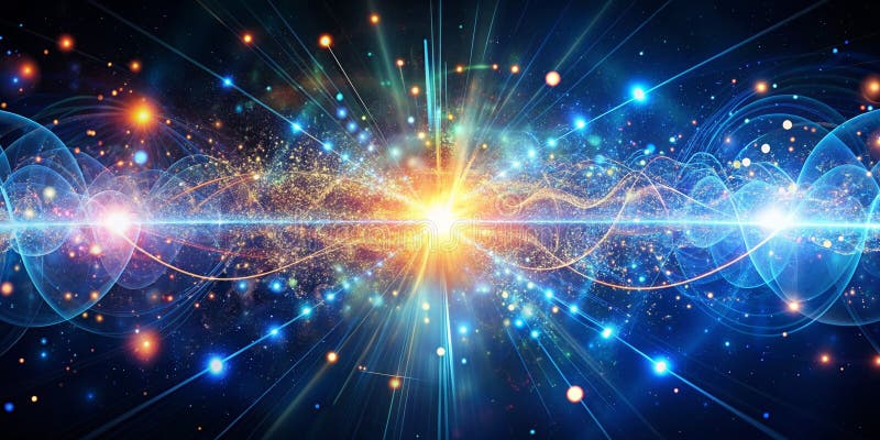 Dynamic Quantum Flux Background Particles in Motion Cutting Edge ...