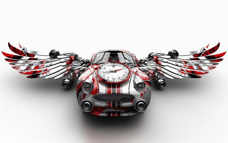 Dynamic Racing Event Concept Isolated on White Background, Stock ...