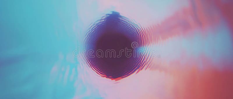 Radial Gradient Background Creates a Deep Blue Focal Point with Light ...