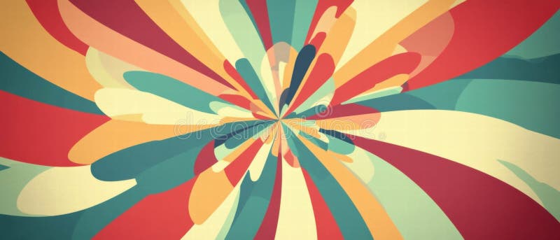 Dynamic Radial Patterns Creating a Vibrant and Colorful Background ...