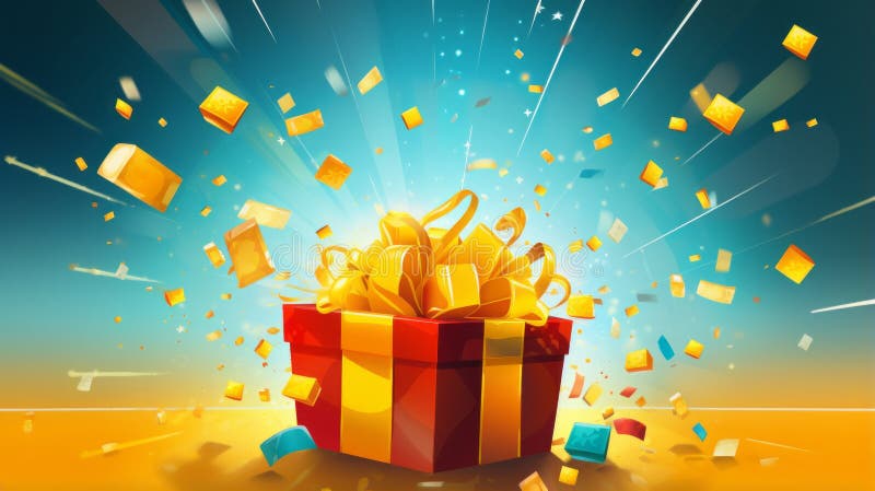 Dynamic Raffle Themed Image Celebrating Surprises and Rewards Stock ...