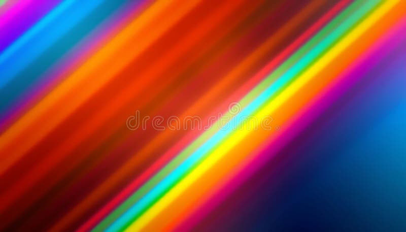 Rainbow Light Streaks, Colorful Light, Abstract Rainbow, Light Effect ...