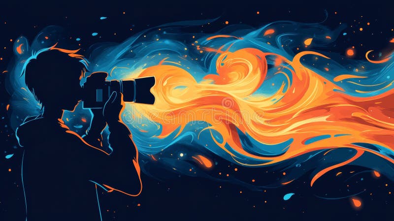 A Dynamic Rap Performance on Stage, Highlighted by a Vivid Light Show ...