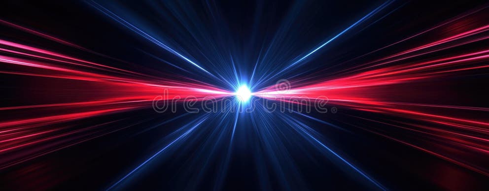 Dynamic Rays of Light Radiate Outward with Energy Stock Illustration ...