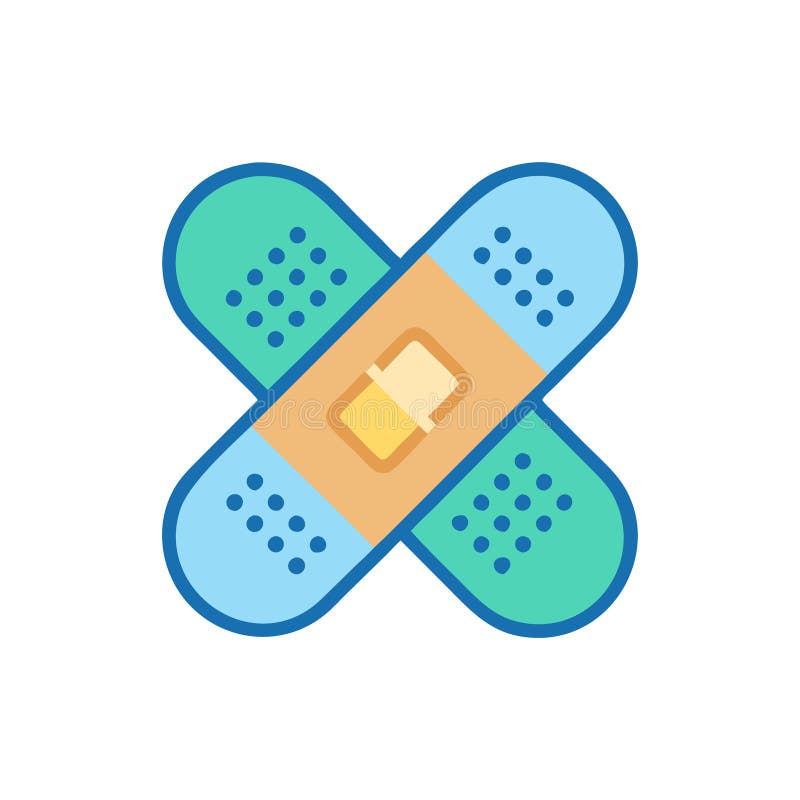 Dynamic Recovery Patch Icon Stock Illustration - Illustration of ...