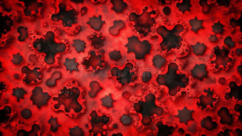 Dynamic Red Abstract Background with Textured Blobs Modern Graphic ...
