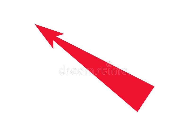 Dynamic Red Arrow Symbolizing Attack Strategy and Directional Force in ...