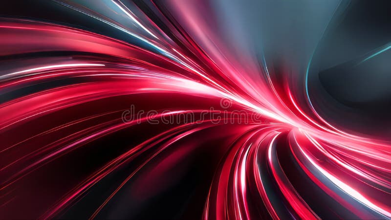 Dynamic Red and Black Abstract Patterns Flowing in a Vibrant Display of ...