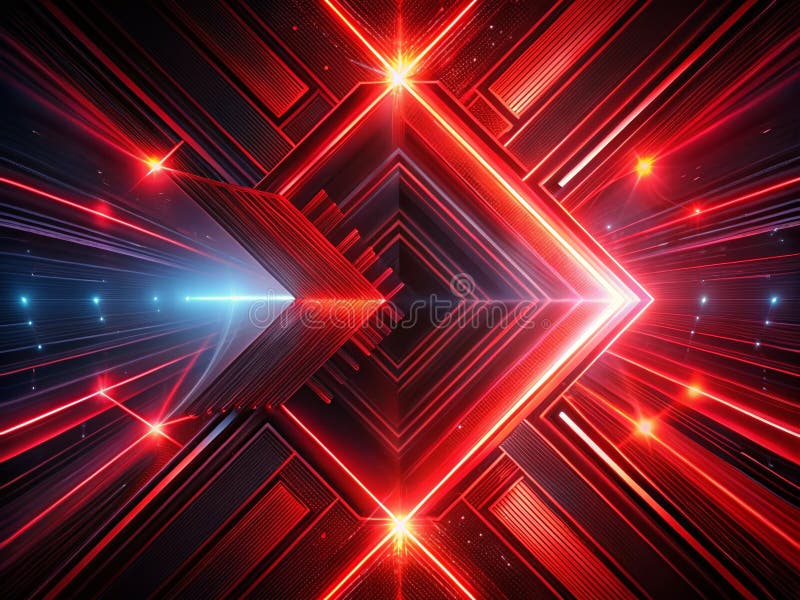 Dynamic Red and Black Arrow Design a Futuristic Abstract Background for ...