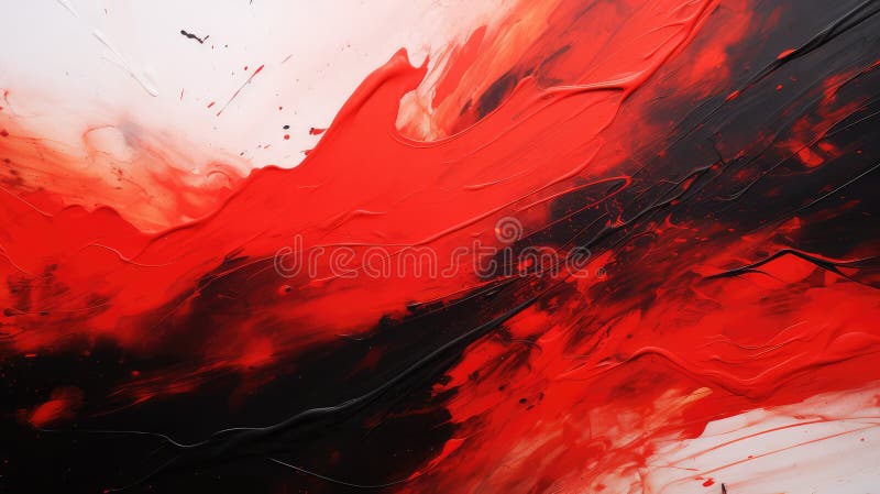 Dynamic red and black art stock illustration. Illustration of ...