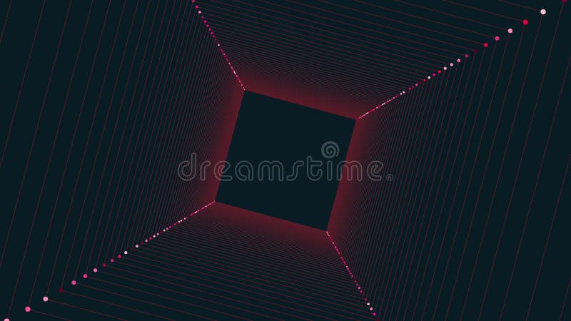 Dynamic Red and Black 3d Cube Illusion Stock Video - Video of ...