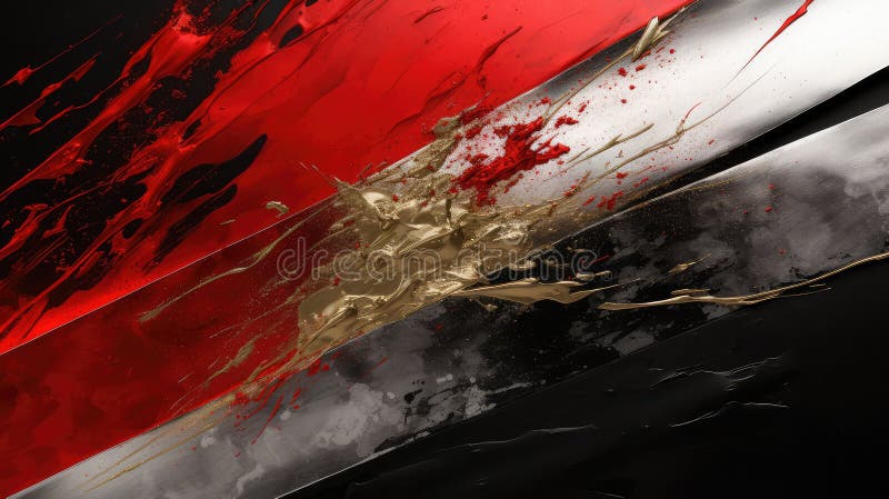 Dynamic Red Black Silver Background Stock Illustration - Illustration ...