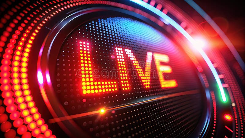 Dynamic Red Blinking OnAir Graphic Animation for Live Streaming and ...