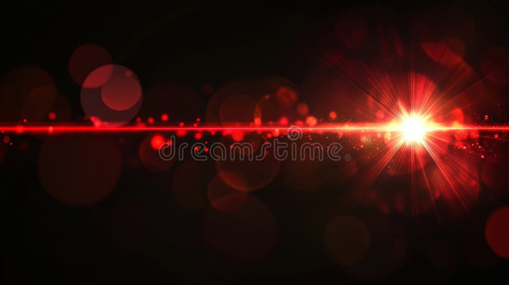 Dynamic Red Celestial Explosion with Glowing Sunburst on a Black ...