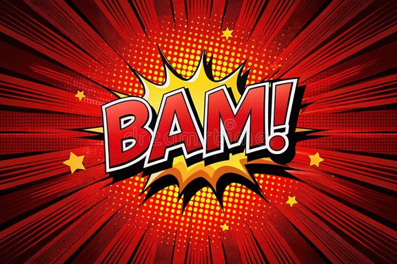 Dynamic Red Comic Book Explosion Text Effect a Powerful Vector ...