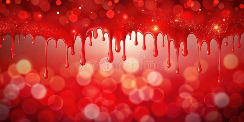 Dynamic Red Dripping Paint Abstract Background a Vibrant Modern Design ...