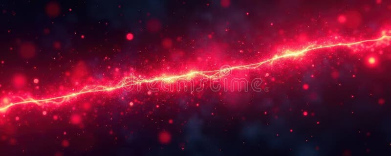Dynamic Red Energy Line, Shockwave Explosion Effect, Heat, Intense ...
