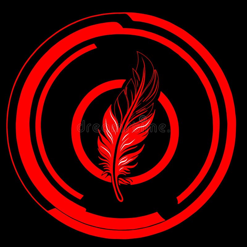 Feather logo stock vector. Illustration of companies - 83767817