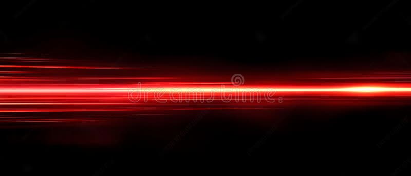 A Dynamic Red Light Speed Motion Background Set Against a Deep Black ...