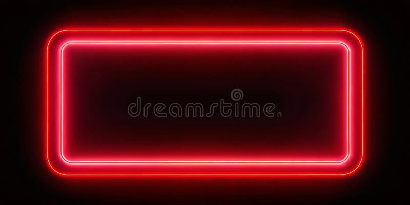 Dynamic Red Neon Frame Animation 4K Motion Graphics for EyeCatching ...