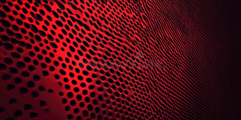 Dynamic Red Particle Wave. a Mesmerizing Abstract Background Composed ...