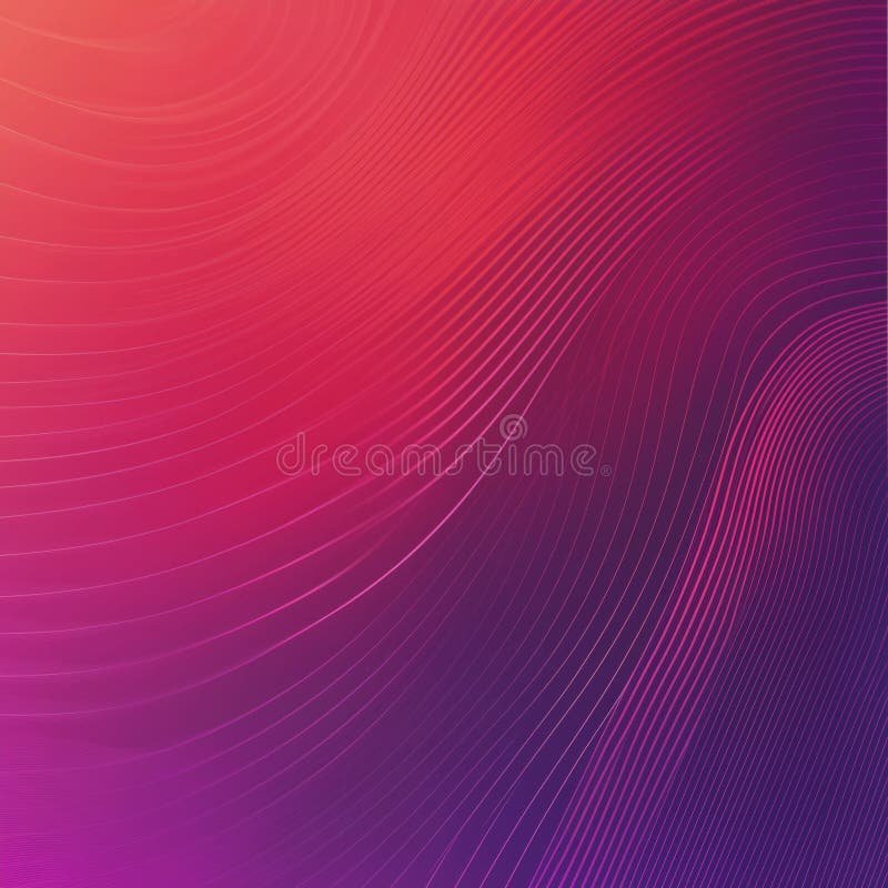 Vibrant Red Purple Gradient with Flowing Lines Curved Design Pattern ...