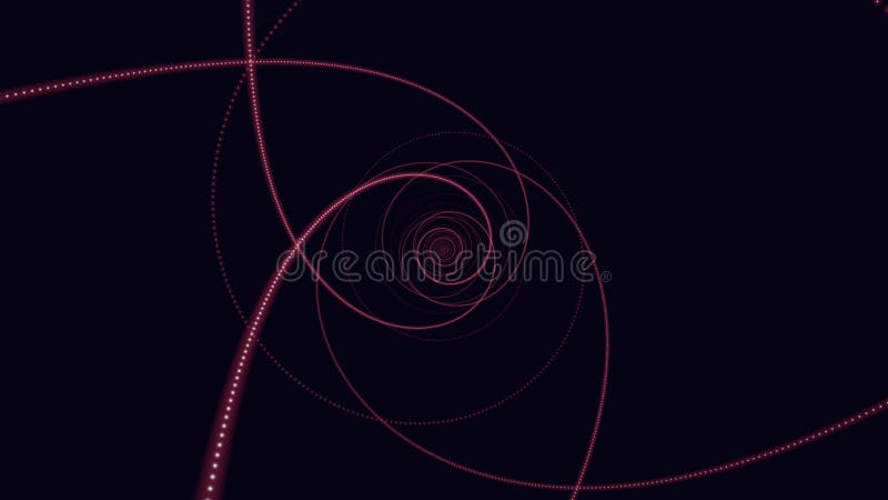 Dynamic Red Spiral Pattern on a Black Background Stock Footage - Video of abstract, intricate ...