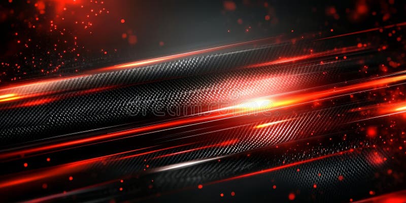 Dynamic Red Streaks on a Dark Carbon Fiber Background Creating an ...
