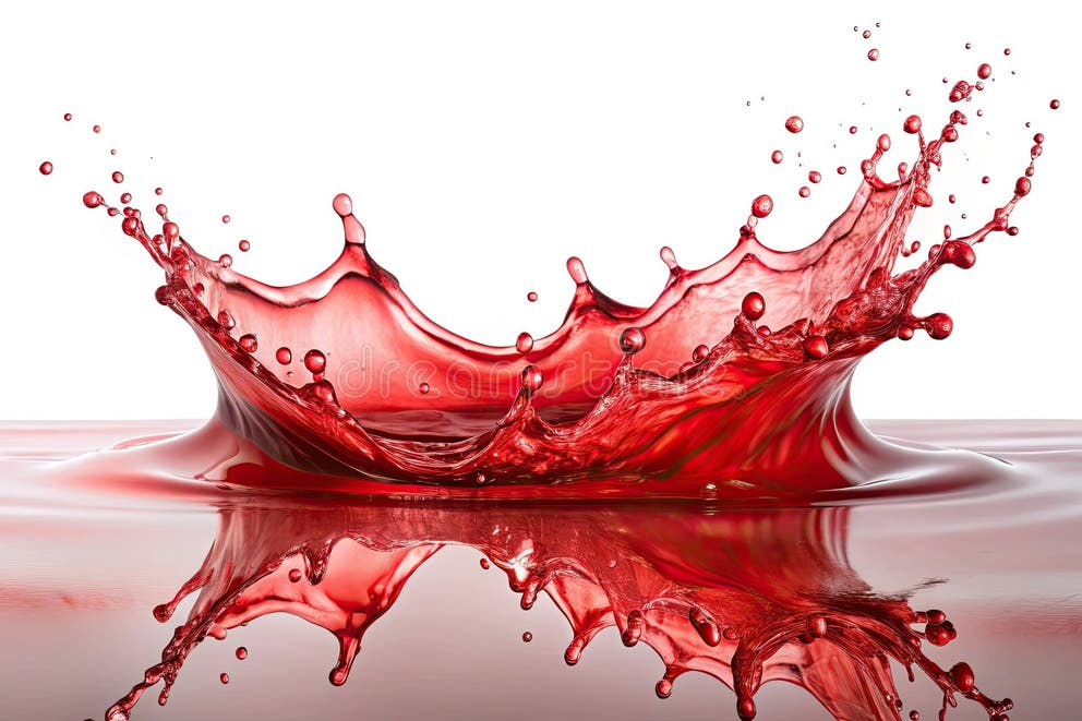Dynamic Red Water Splash PNG HighQuality Image for Design Projects ...