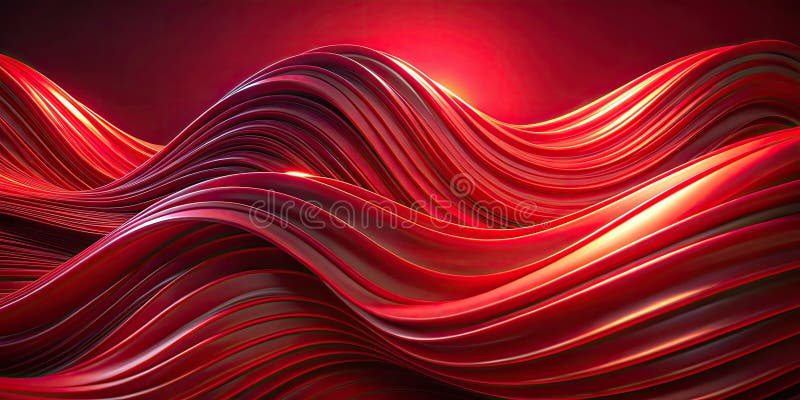 Dynamic Red Wave Lines 4K Aerial Motion Background Animation for ...